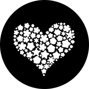 Filled Heart Gobo 78658 | Stage Depot