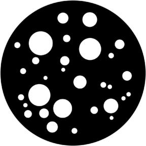 Bubbles Large Gobo 79078 | Stage Depot