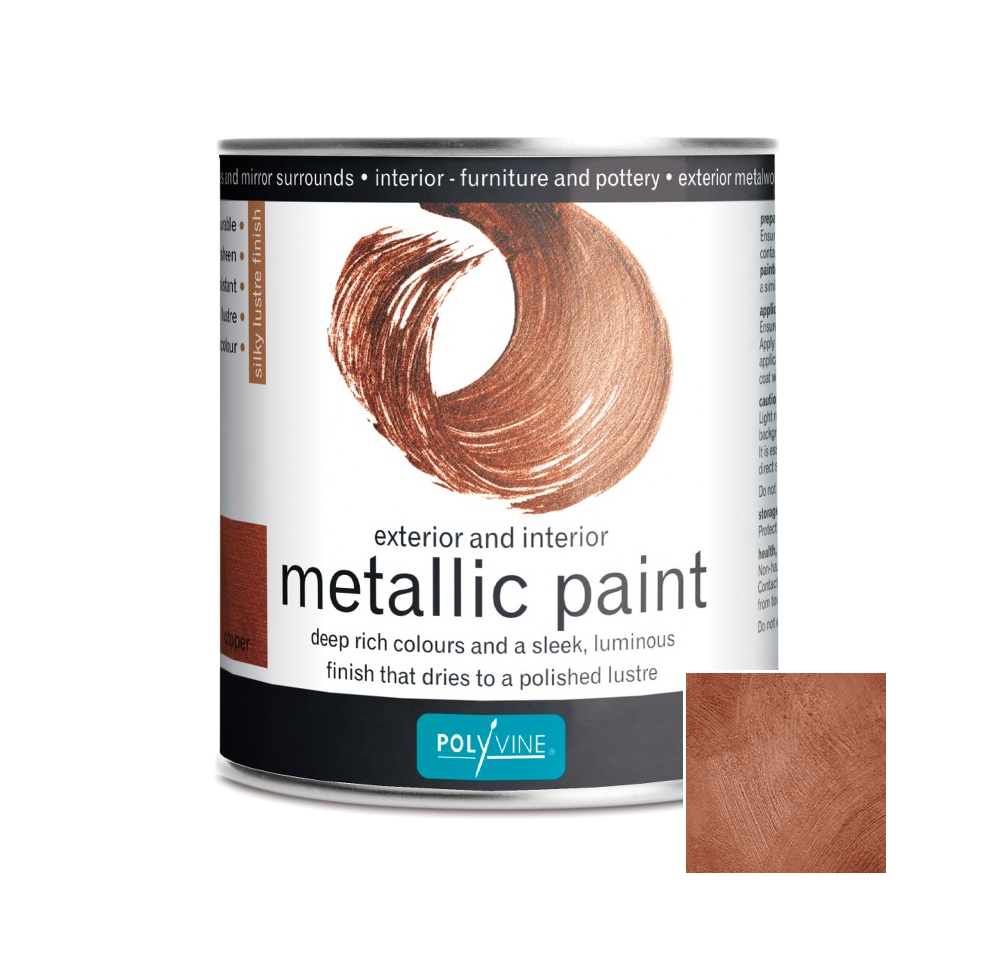 Polyvine Metallic Copper Paint | Stage Depot