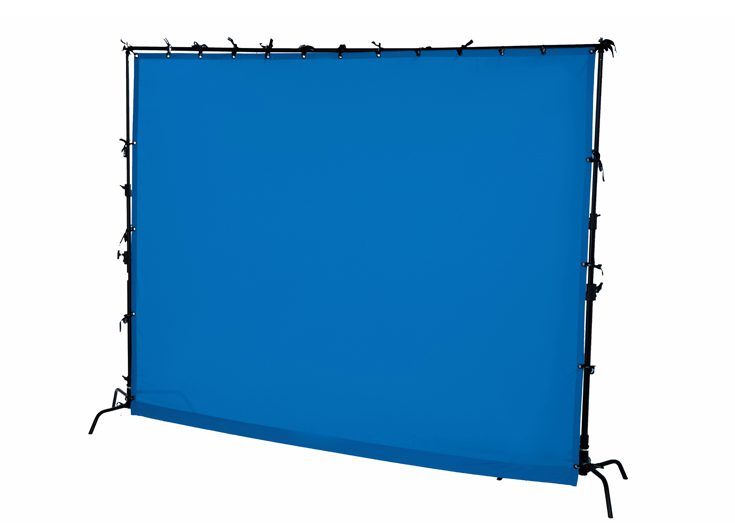 Rosco ChromaDrop Chroma Key Blue Backdrops | Stage Depot